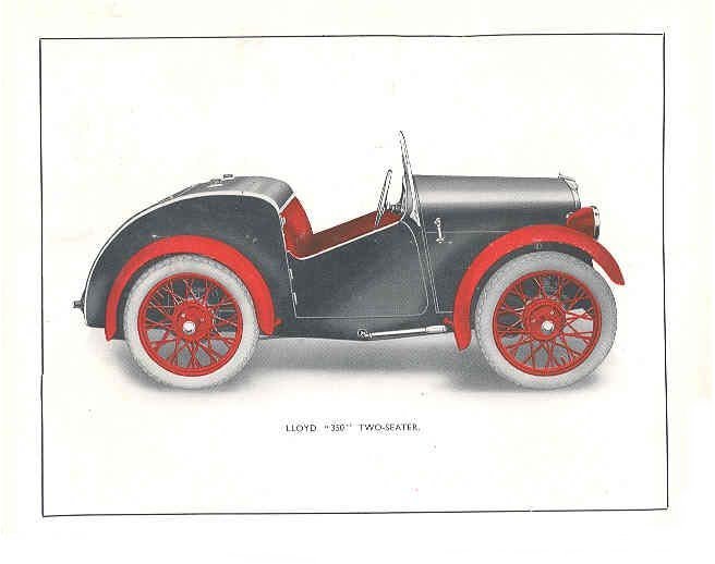LLOYD Cars - The English Home Page